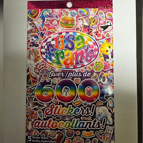 Lisa Frank | Office | Lisa Frank Sticker Book Over 60 Stickers New 90s ...